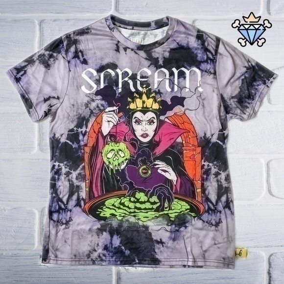 Disney | Shirts | Disney Villains X Heidi Klum Evil Queen Tie Dye ...